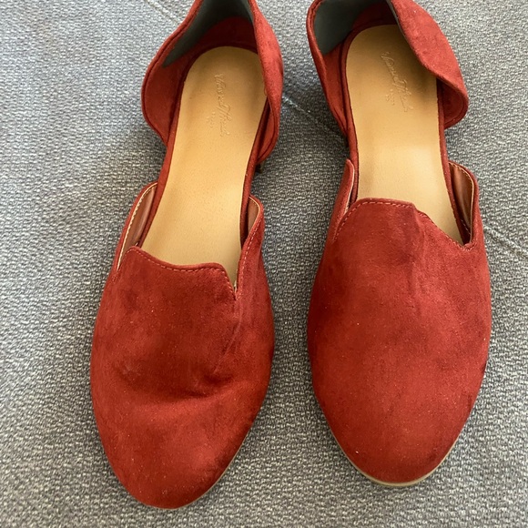 Universal Thread | Shoes | Universal Thread Womens Red Suede Loafers ...